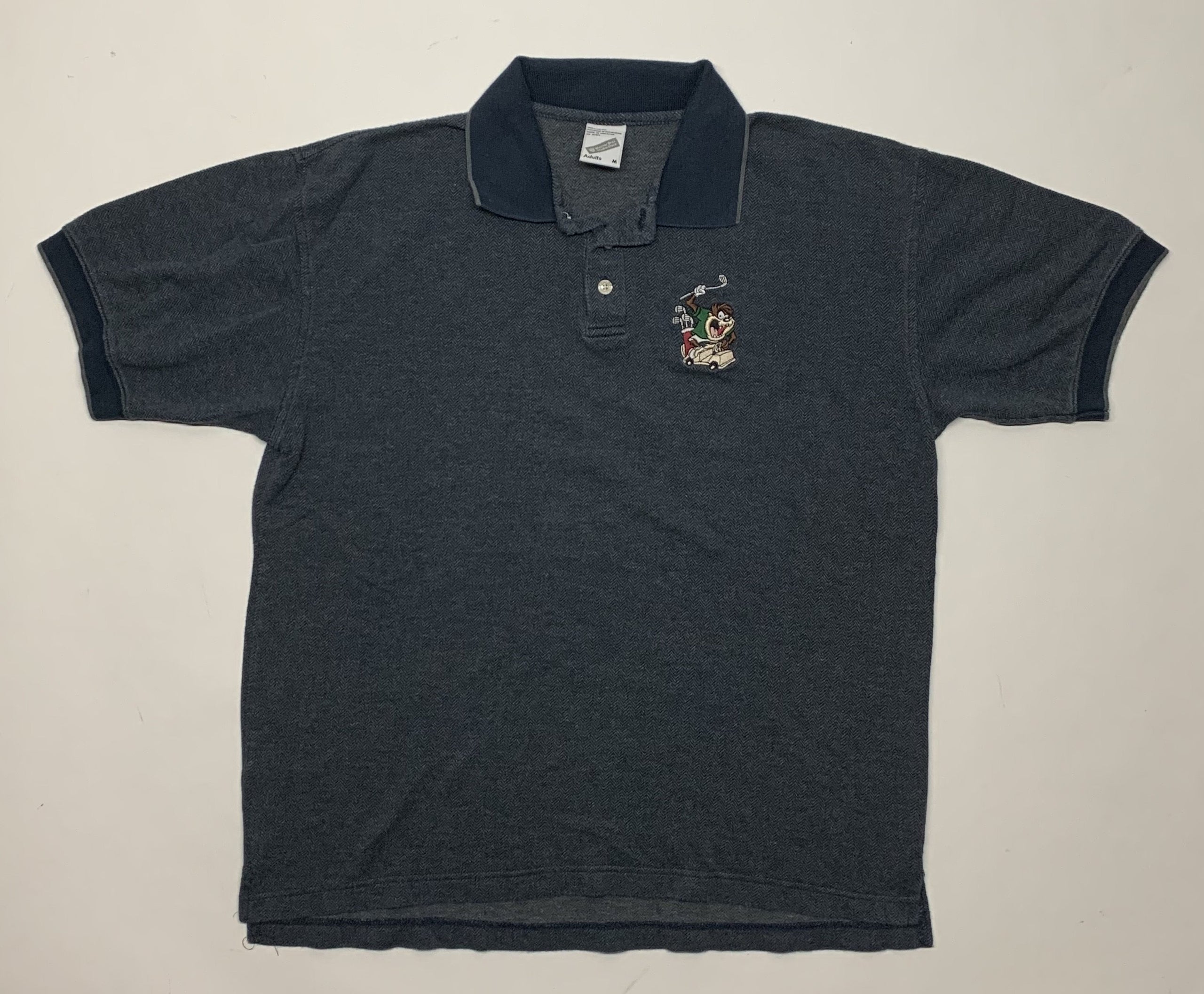 Vintage 1998 Warner Bros Looney Tunes Taz Golf Polo Shirt | Edgewood ...